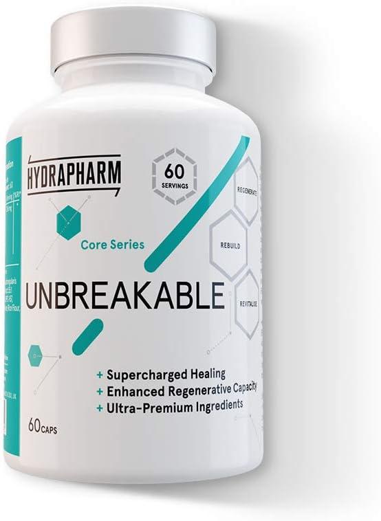 Hydrapharm Unbreakable BPC-157 60 Capsules - Joint & Muscle Healing Formula | Buy Now with ...