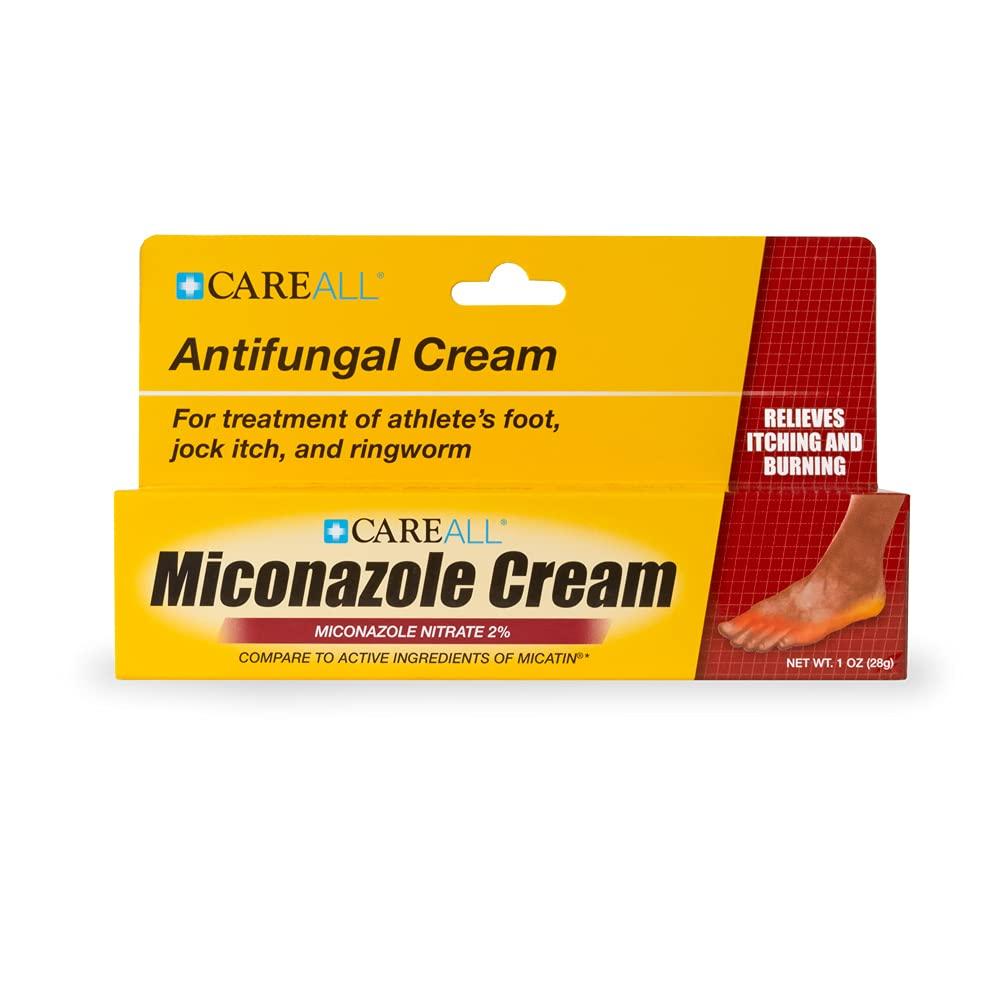CareALL 1.0 oz. Antifungal Miconazole Nitrate 2% Cream - Athlete's Foot ...