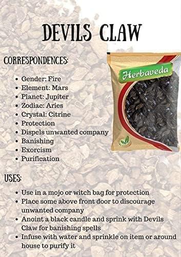 Devil's Claw 100g | Bat Head Root | Devil's pod | Vampire Root for puja ...