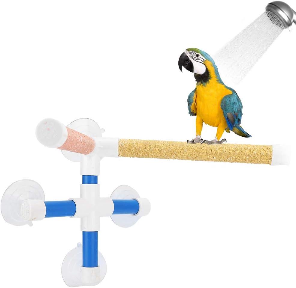 Birds Shower Perches Parrots Shower Standing Bird Perches Stand Toy ...