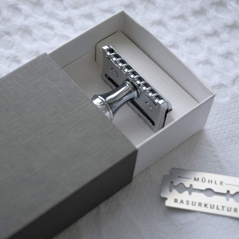 MأœHLE R41 Double Edge Safety Razor - Premium Open Comb for Smooth ...