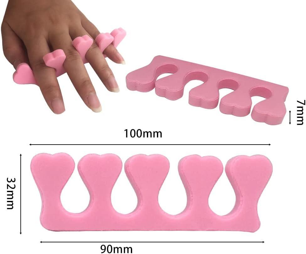 Sponge Toe Finger Separator Set for Pedicure & Manicure - 20 Pcs ...