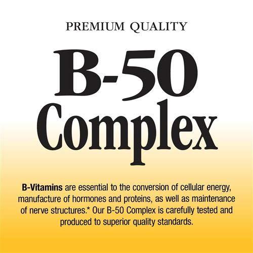 Nature's Way B-50 Complex - 100 Capsules | Premium B-Vitamin Support ...