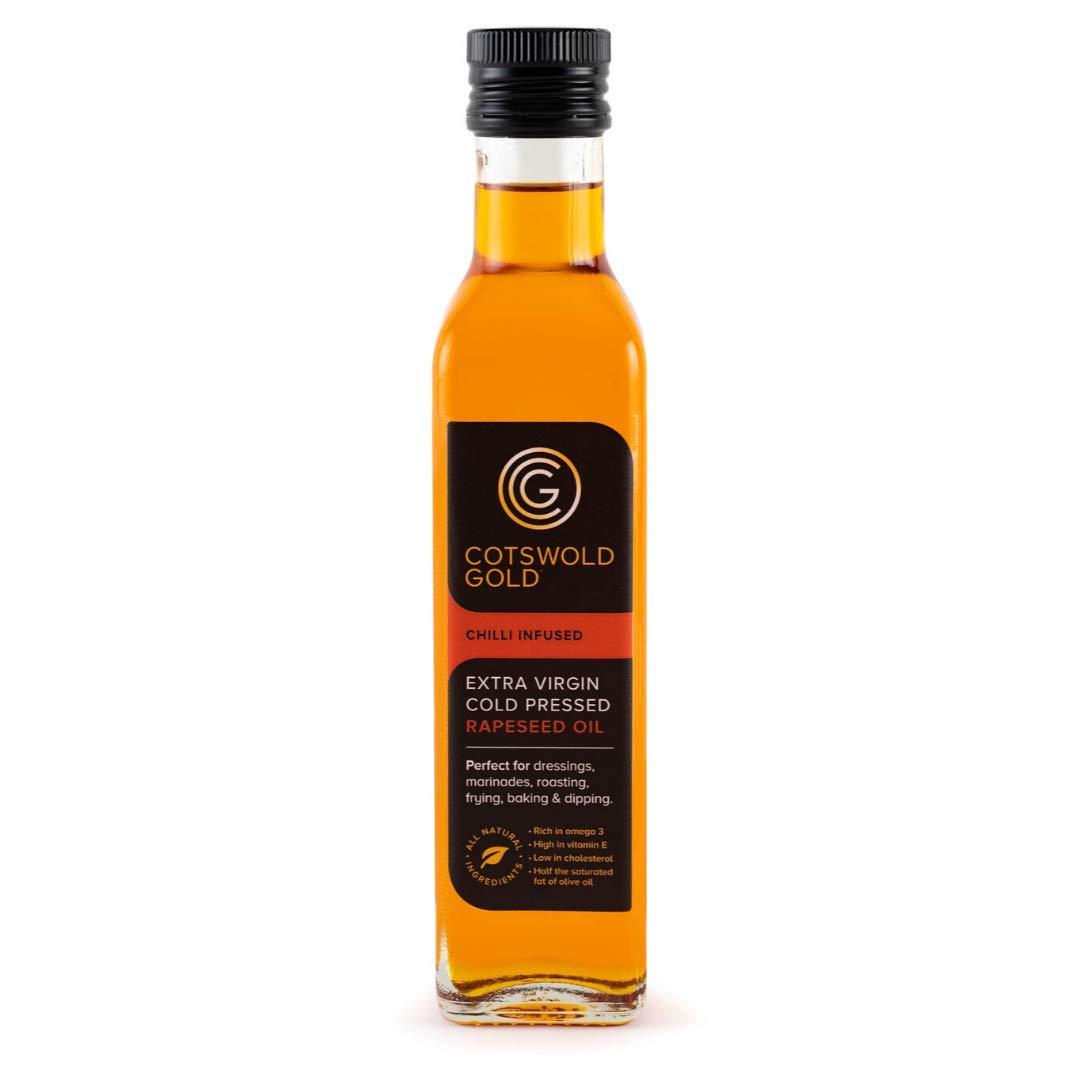 Cotswold Gold Chilli Infused Rapeseed Oil 250ml - Premium Quality ...