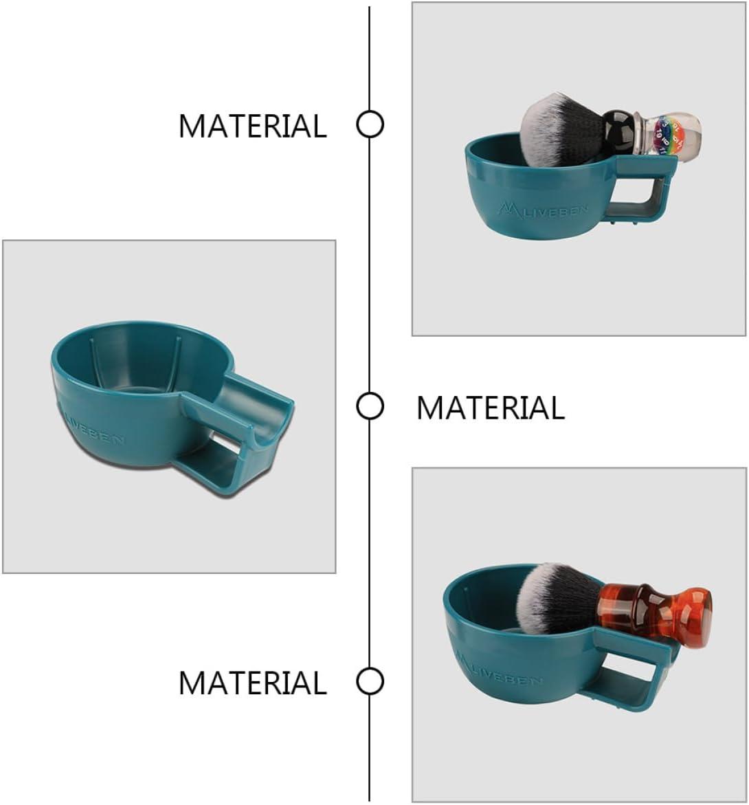Buifulsic Shaving Foam Cup for Men - Plastic Razor Shell Storage Bowl ...