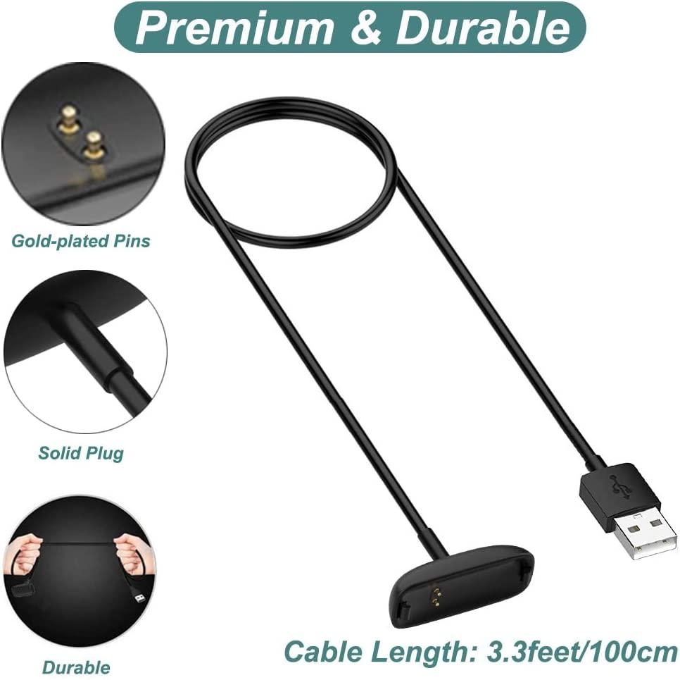 Charger for Fitbit Inspire 2 Fitness Tracker Replacement Charging Cable ...