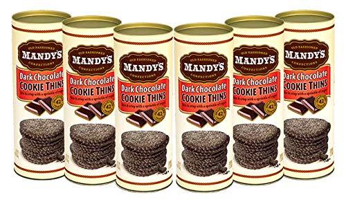 Mandy's Rich Chocolate Cookie Thins 4.6oz (Pack of 6) | Buy Now with ...