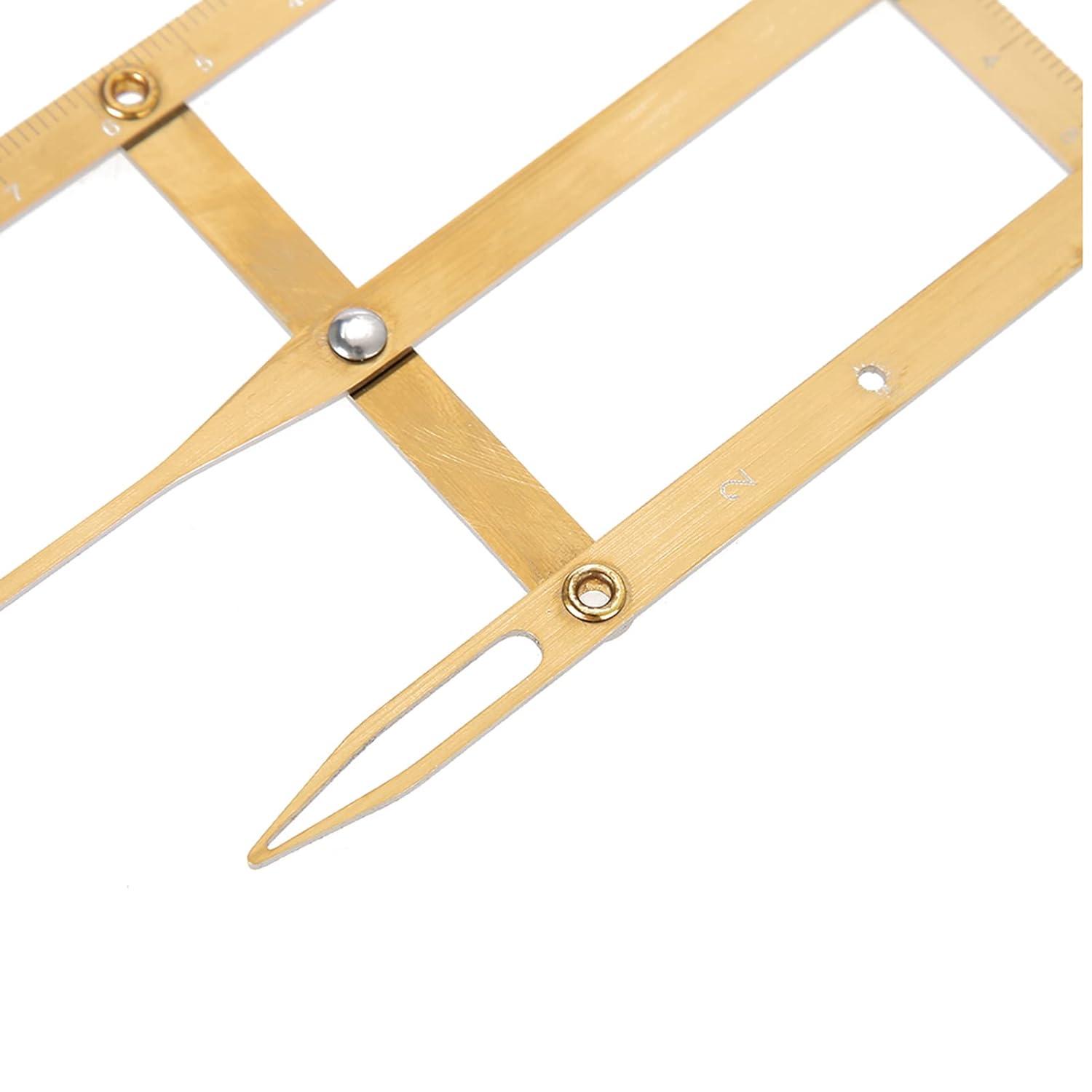 Golden Ratio Calipers - Stainless Steel Eyebrow Measuring Ruler ...