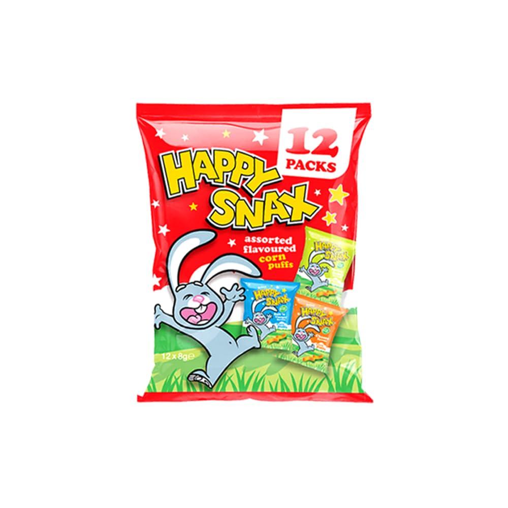 Happy Snax Chips Bags - Deliciously light & Crispy Chips Bags (12 x ...