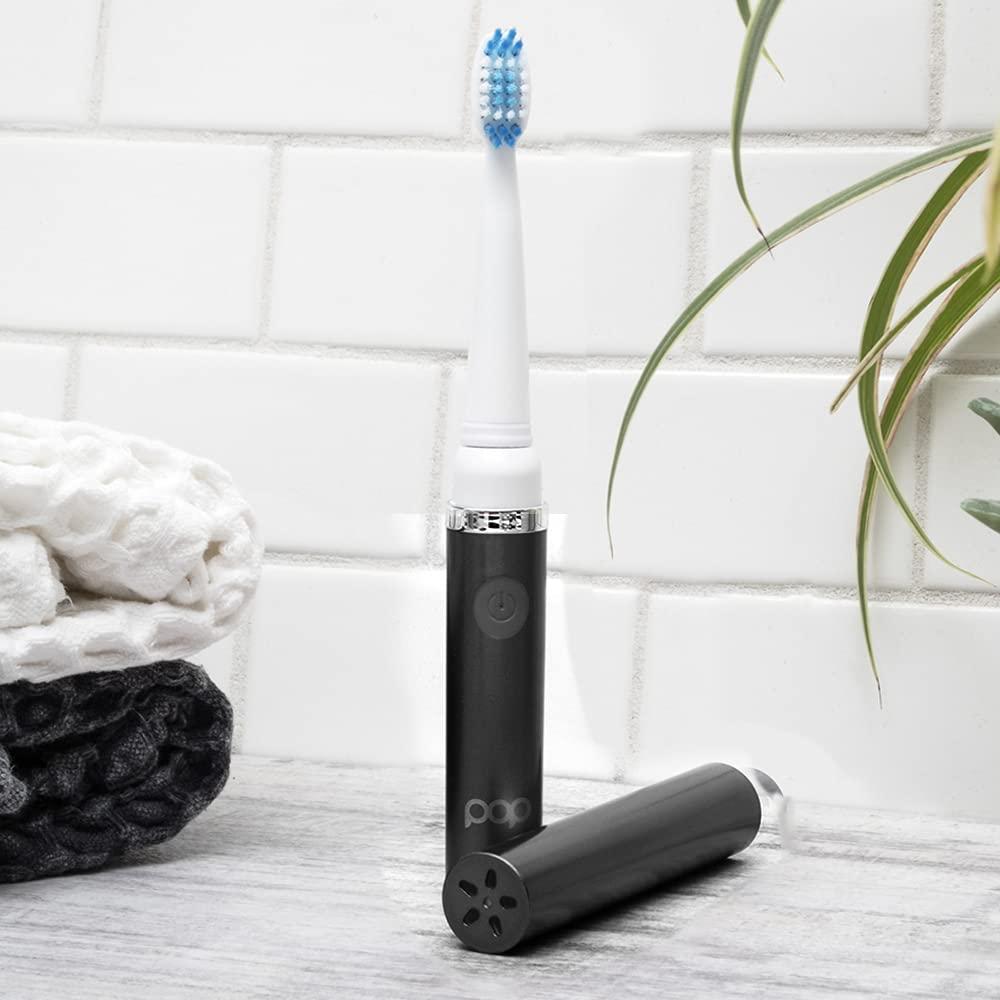 Pop Sonic Electric Toothbrush (Black) - Travel Ready | Kids Toothbrush ...