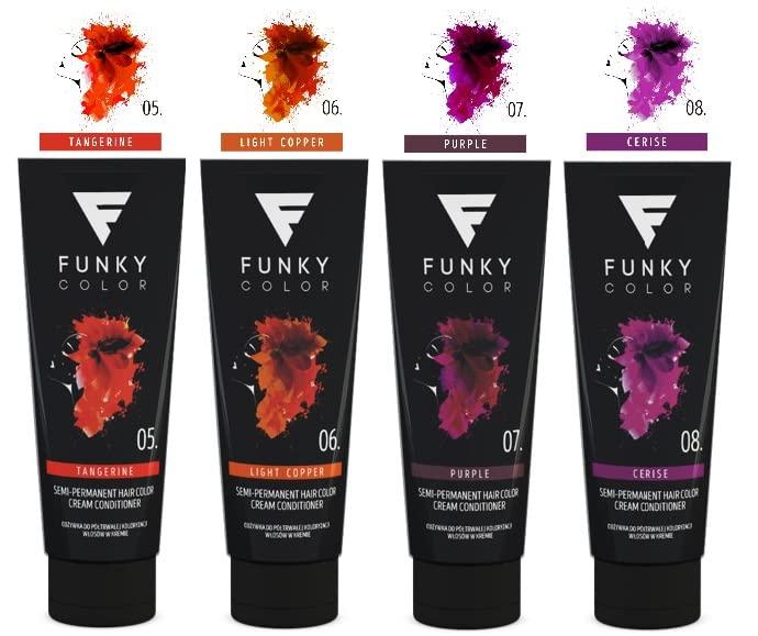 Funky Color Lemon 15 - Semi-Permanent Hair Dye | Vibrant Colors (28 ...