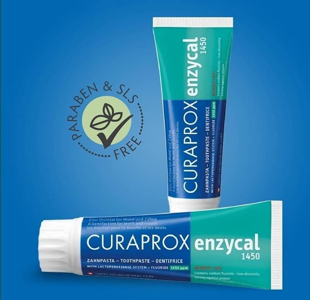 Curaprox Enzycal Toothpaste 1450 ppm by Curaprox | Gentle Dental Care ...