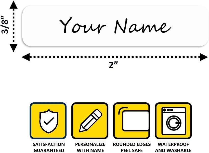 100-Pack Writable Iron On Clothing Labels | Washer & Dryer Safe | Buy ...