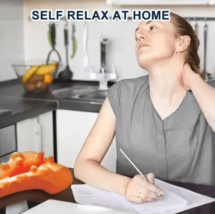 Relieflylab Trapezius Stretcher - Trigger Point Massage Device for Neck ...