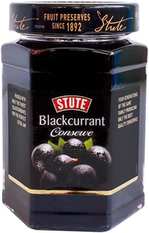 Stute 2 x 340g Blackcurrant Conserve With Welari Thank You Card Fruit ...