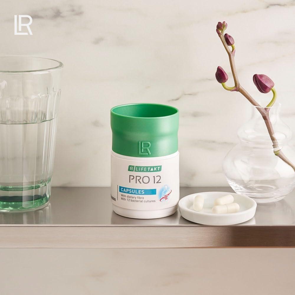 LR Pro12 Capsules - 30 Probiotic Bacterial Cultures (17g) for Optimal ...