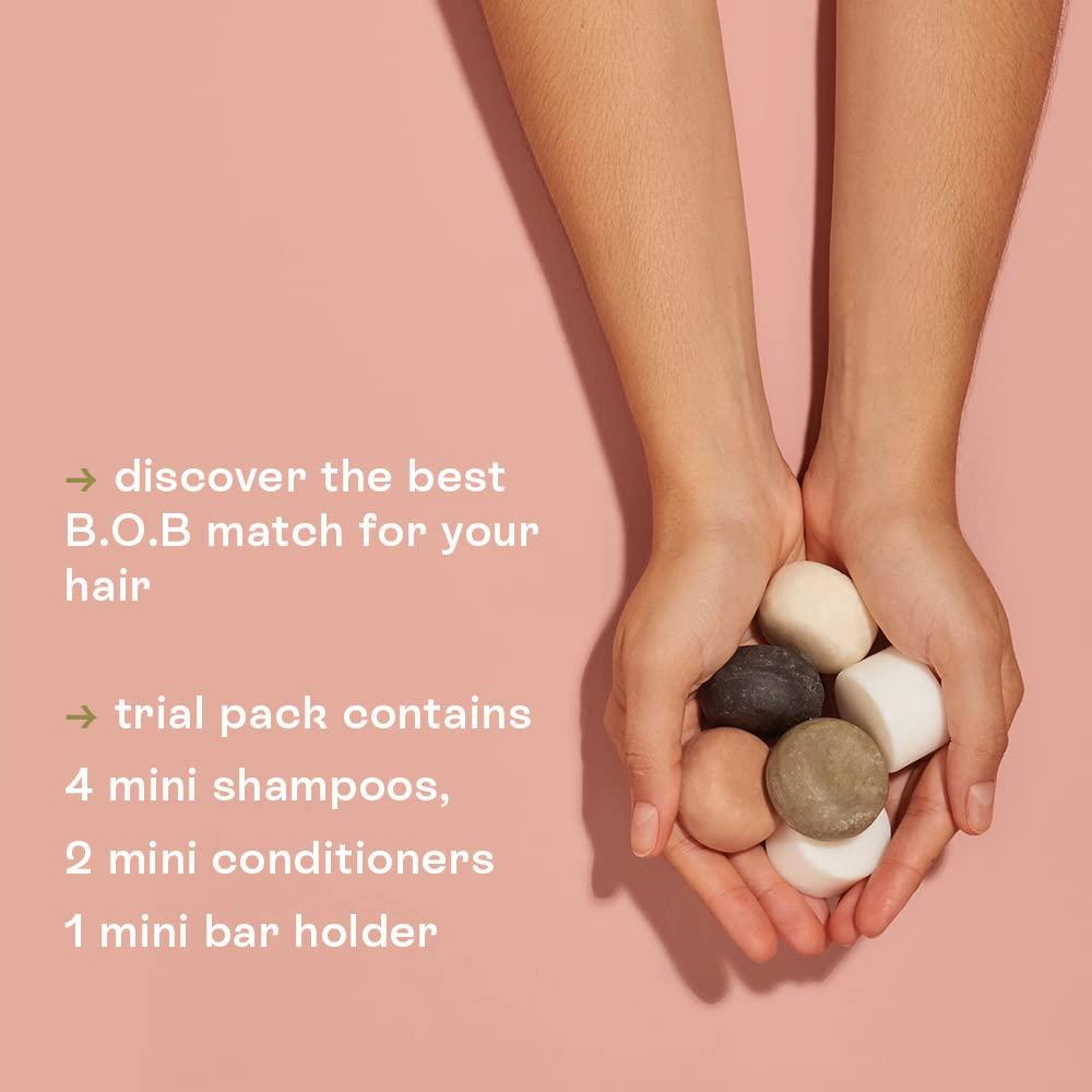 BOB Bars Trial Pack - Shampoo & Conditioner Bars | Natural Vegan Hair ...