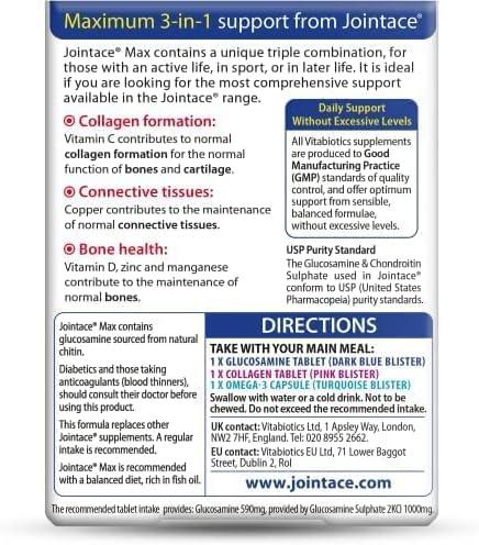 Vitabiotics Jointace Max Tablets - 84 Tablets | Targeted Joint Support ...