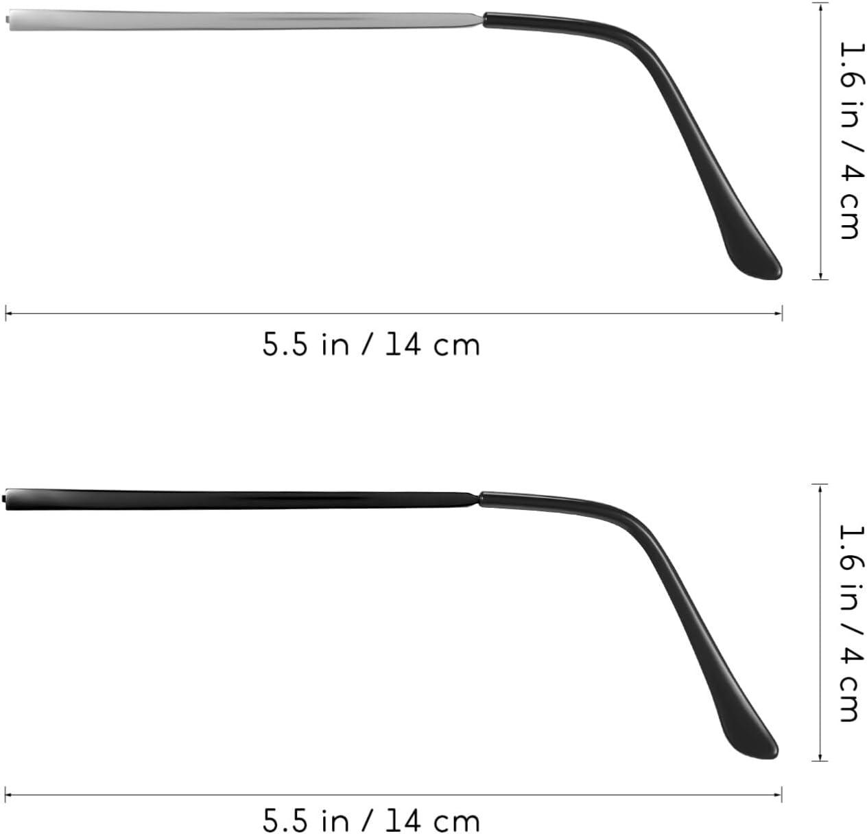 Lurrose Eyeglass Temple Replacement | Durable DIY Eyeglass Legs ...
