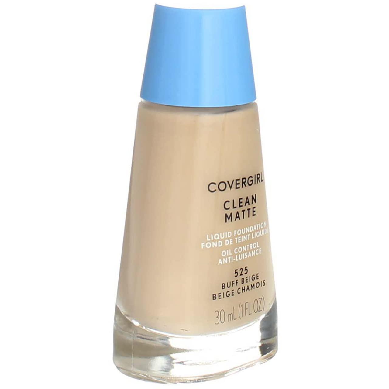 CoverGirl Clean Oil Control Liquid Makeup Buff Beige 525 1 oz - Pack of ...