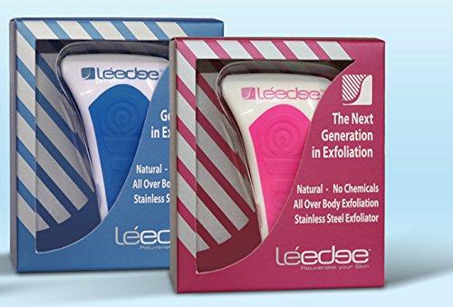 Le'edge Full Face and Body Exfoliator - Blue | Gentle Skin Scrubbing ...