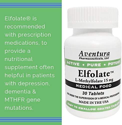 ELFOLATE 15mg L-Methylfolate Supplement - Doctor Recommended ...