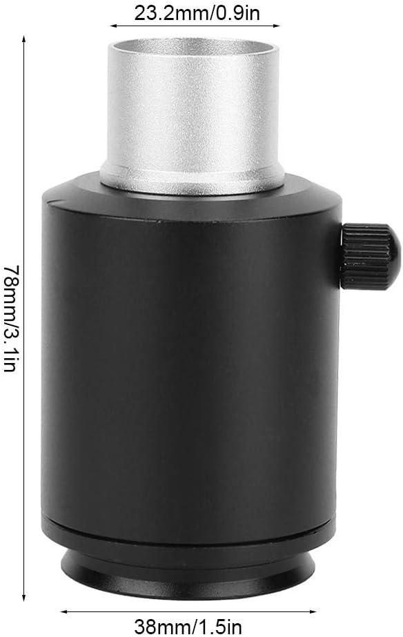 Aluminum Alloy Stereo Microscope Camera Adapter - 23.2mm Interface ...