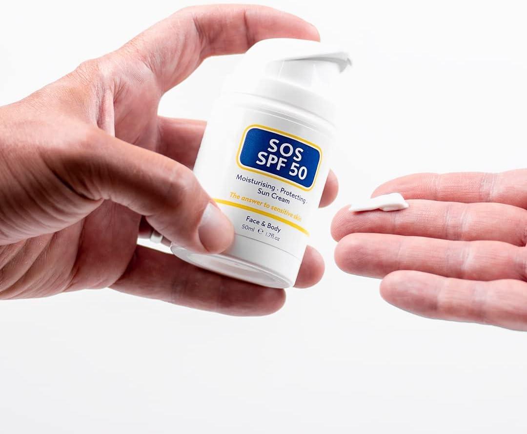 SOS SPF 50 Sun Cream 50ml - Ultimate Sun Protection for Your Skin | Buy ...