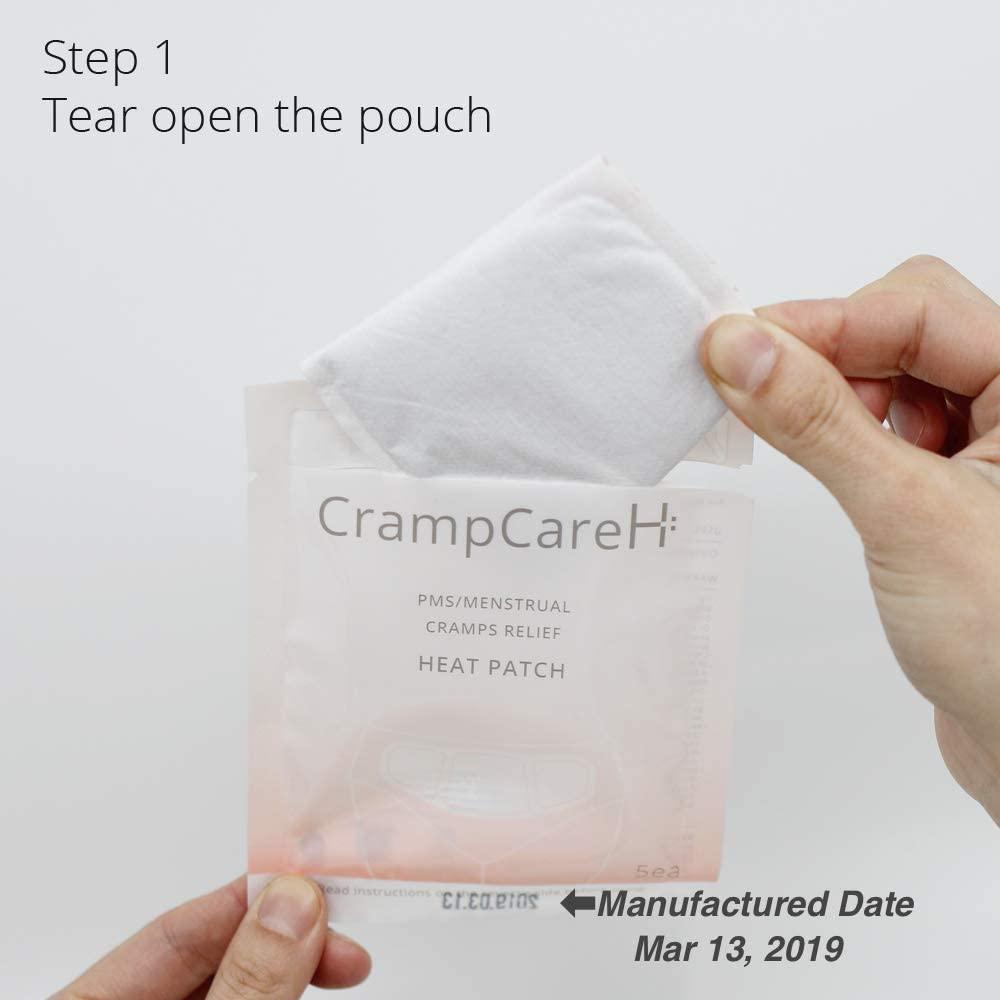 (5 Patches) CrampCareH PMS/Menstrual Cramps Relief Heat Patch | FDA ...