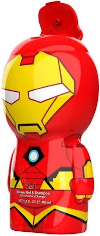 Air-Val Marvel Iron Man 2-in-1 Shower Gel & Shampoo - 3D Figure with ...