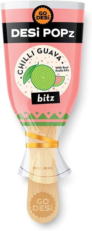 GO DESi Fruit Lollipops | Chilli Guava | 40 Pieces | Fruit Candy | Desi ...