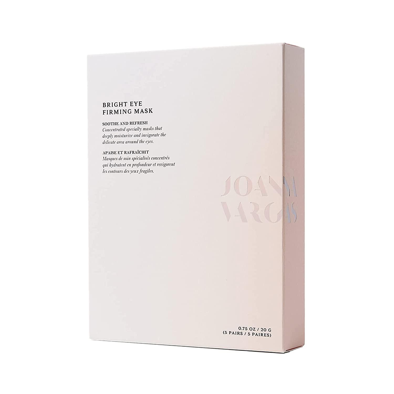 Joanna Vargas Bright Eye Firming Mask - Hyaluronic Acid & Peptides for ...