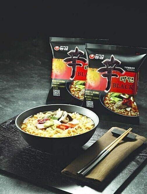 Nongshim SHIN BLACK Ramyun Premium Ramen Korean Spicy Instant Noodles ...