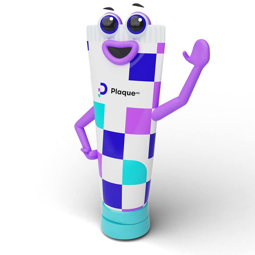 PlaqueHD Plaque Disclosing Toothpaste | Fresh Mint Flavor | Made in USA ...