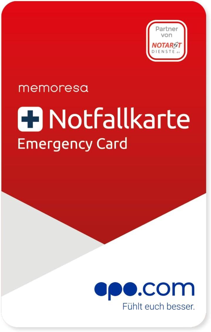 2 in 1 Emergency Card & Digital Pass | Health Data & Contacts ...