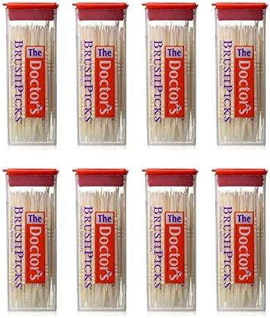 Doctor's BrushPicks Interdental Toothpicks - 120 Picks per Pack (8-Pack)