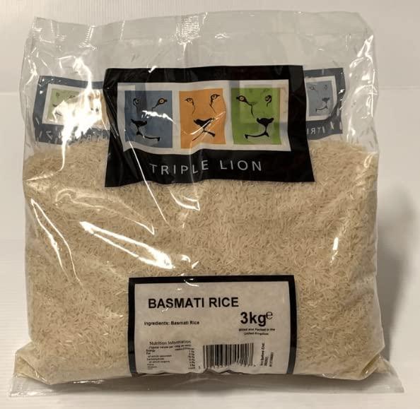 Triple Lion Basmati Rice 3kg | Buy Now with Express International ...