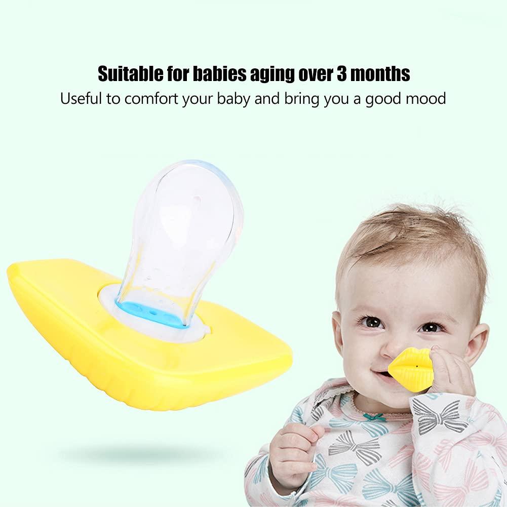 Funny Lips Baby Pacifier - Safe Silicone for 3 Months+ 5 Colors ...