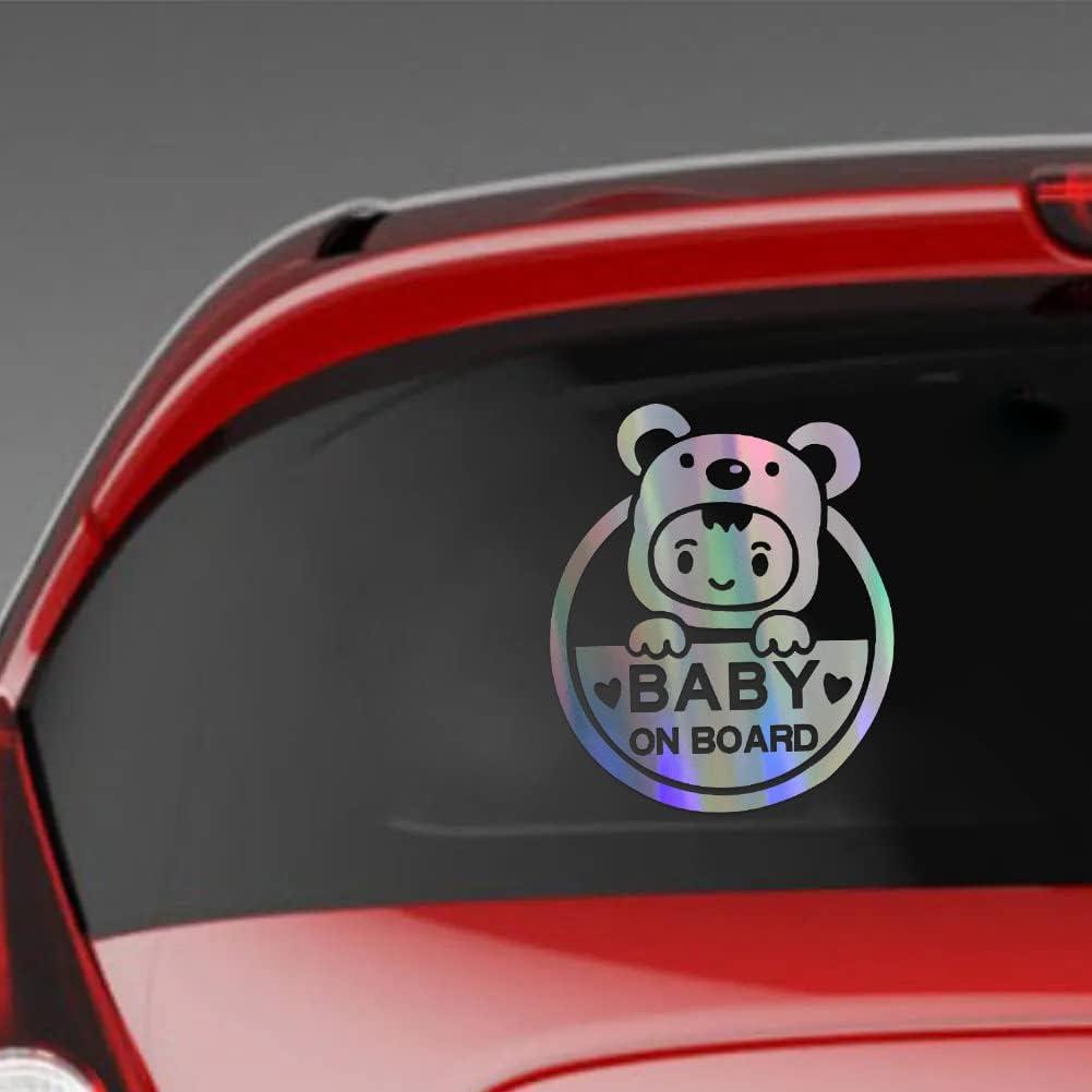 Baby on Board Sticker 2 Pack - Vinyl Magnetic Car Signs | UV Protected ...