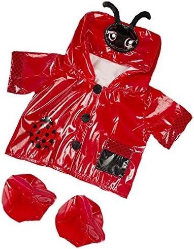 Ladybug Raincoat Teddy Bear Outfit (Size 8) - Adorable and Functional ...