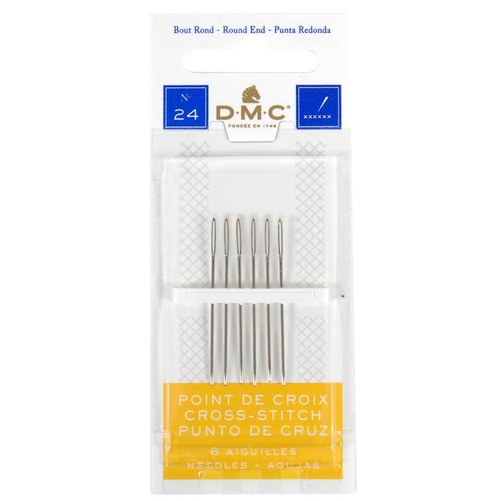 DMC Size 24 Cross Stitch Needles - High Quality Embroidery Supplies ...