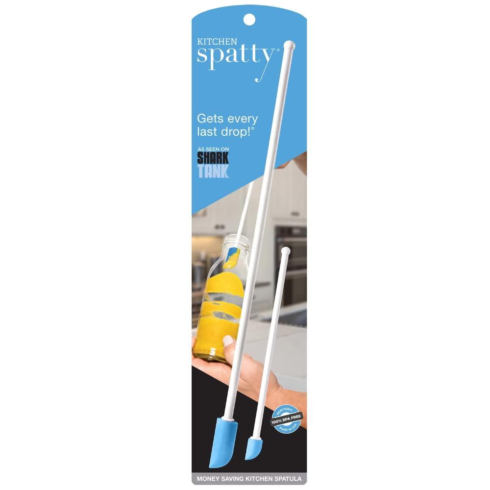 Spatty Daddy Kitchen Spatula Set - 6 & 12 Inch Blue - Made by Shark ...