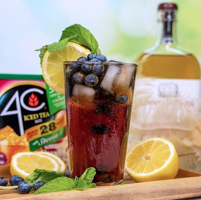 4C Iced Tea Lemon with Stevia 1.05kg - Refreshing and Sugar-Free ...