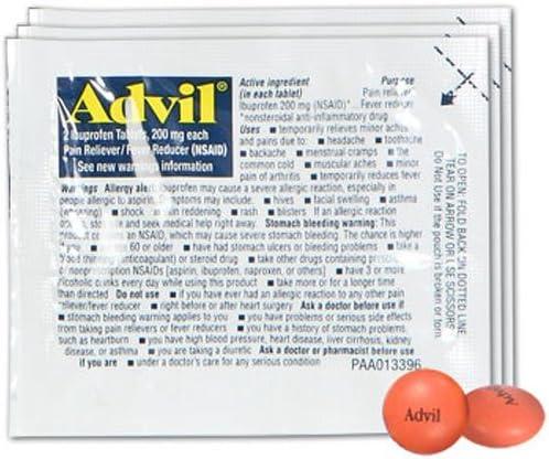 Advil Tablets Travel Size - 6-ct. Packs (Set of 2)