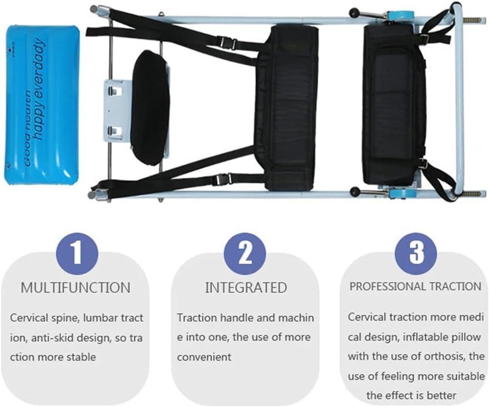 Portable Folding Chiropractic Table Lumbar Stretching Device Lumbar ...