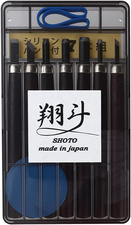 Shoto 7pc. Wood Carving Tools Set - Made in Japan | Hand Carving Kit ...