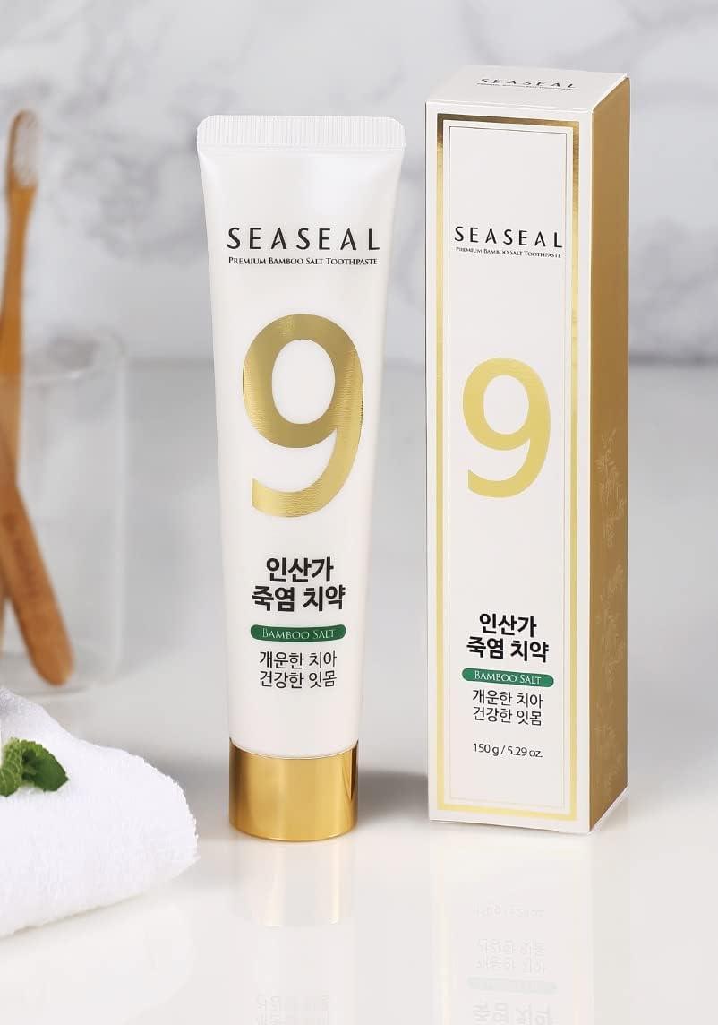 Seasal Bamboo Salt Toothpaste - Korea's No. 1 9-Fold Baked Bamboo Salt ...