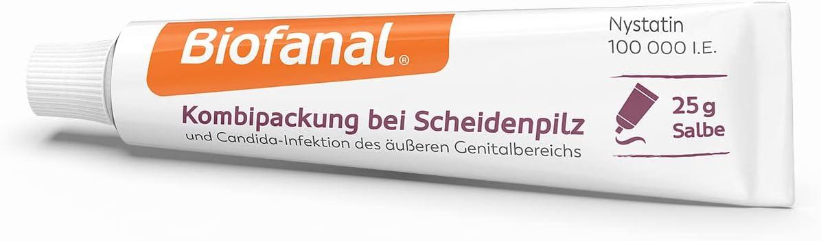 Biofanal Vaginal Fungus Treatment - Nystatin Ointment & Tablets Set ...