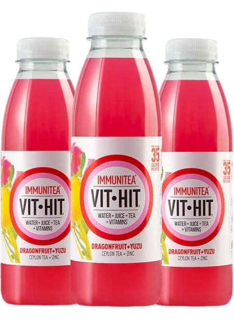 Vit Hit Juice 500ml (12 Immunitea - Dragonfruit + Yuzu) Immunitea ...