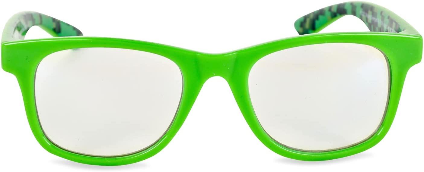 Kids Minecraft Blue Light Blocking Glasses with Case | Gaming Eyewear ...